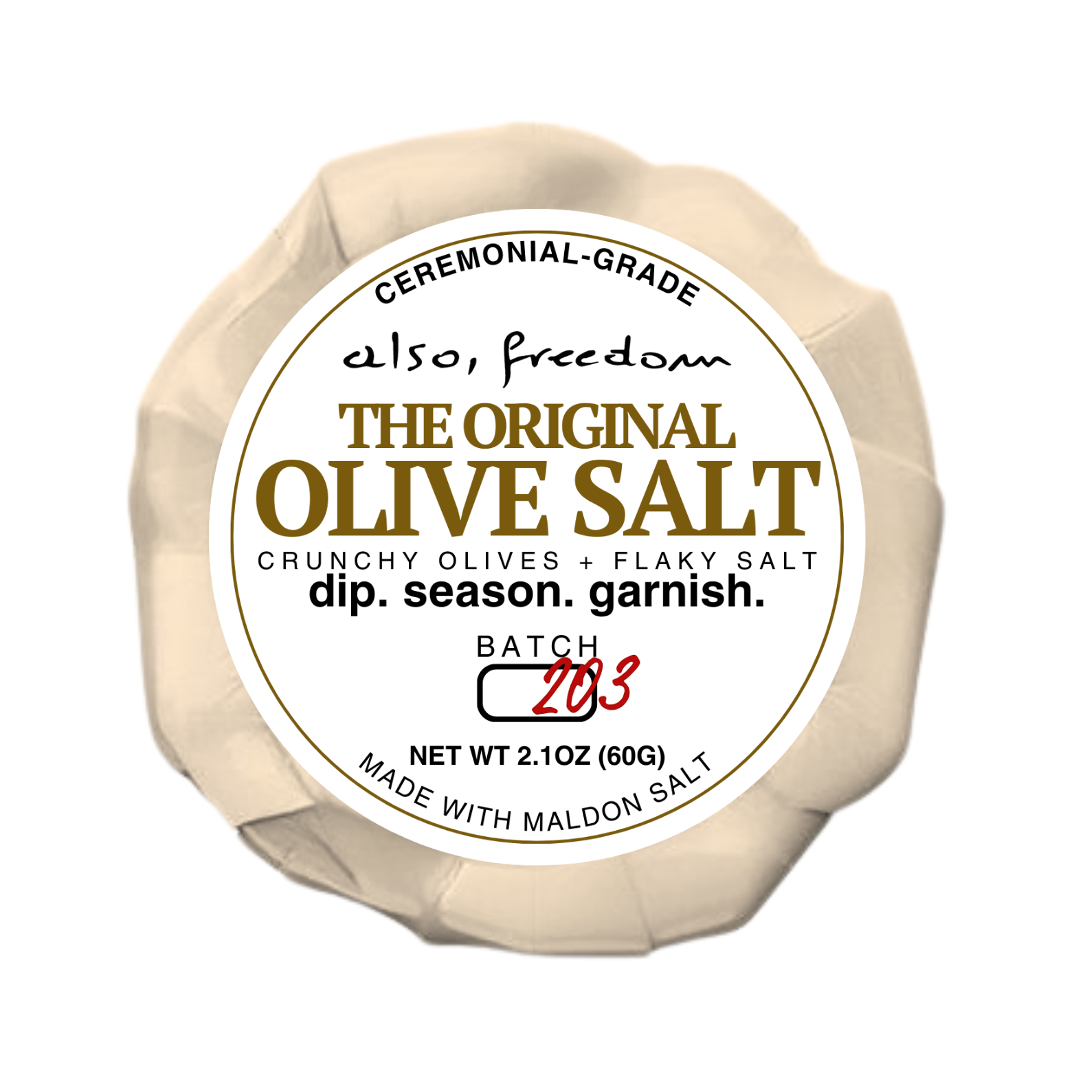 The Original Olive Salt – Also, Freedom