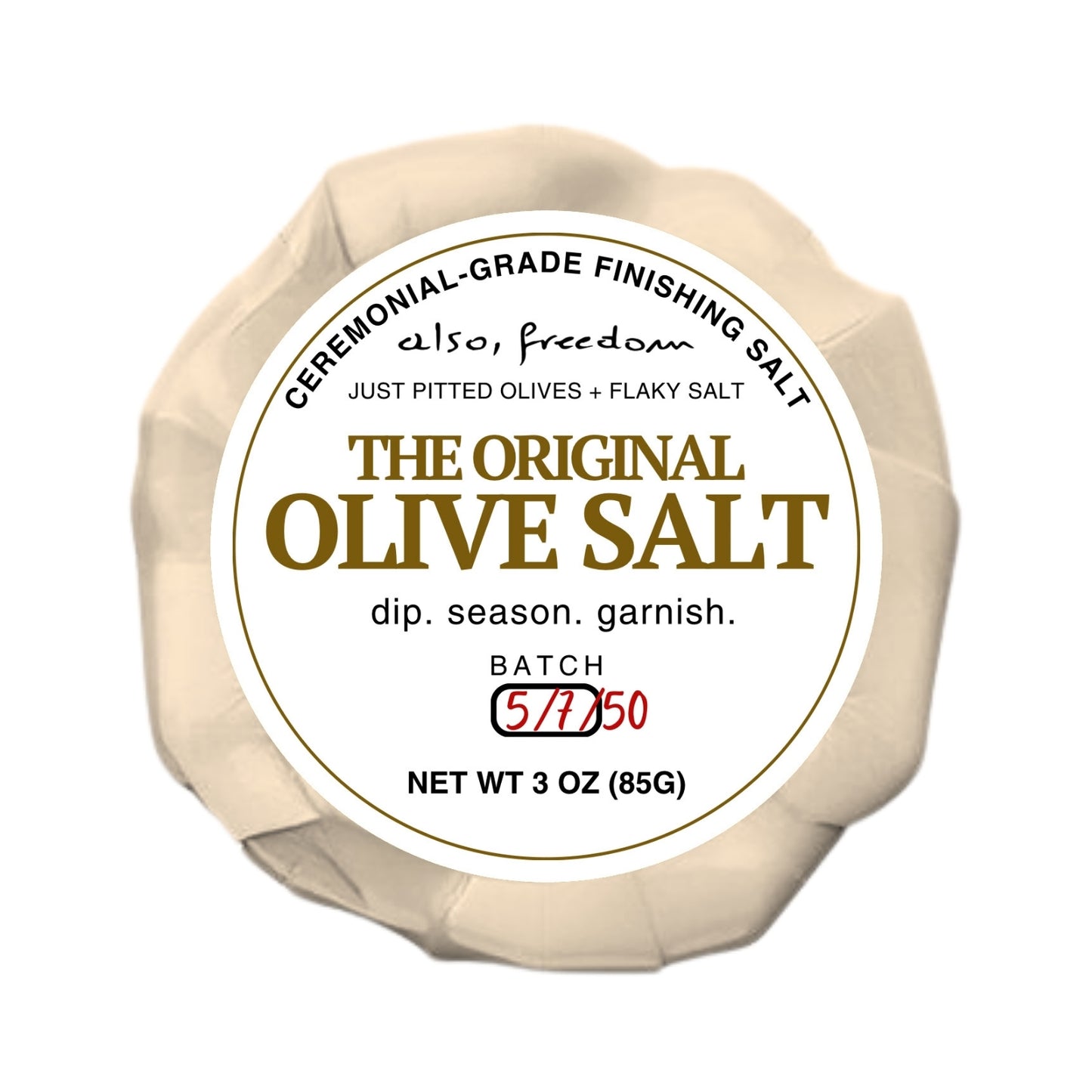 The Original Olive Salt 3oz – Also, Freedom